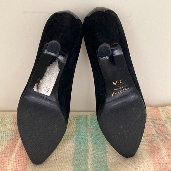 Peter Fox | Shoes | Peter Fox Victorian Style Black Suedepewter Leather ...